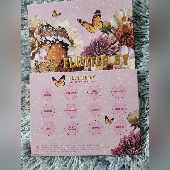 Colourpop | Makeup | Colourpop Pressed Powder Eyeshadow Palette Flutter ...